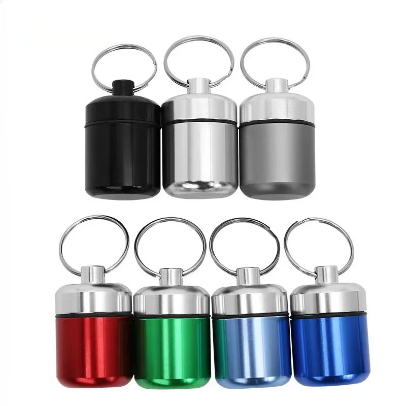 1PC-Metal-Mini-Waterproof-Alloy-Travel-Pill-Box-Pill-Bottle-Cache-Drug ...