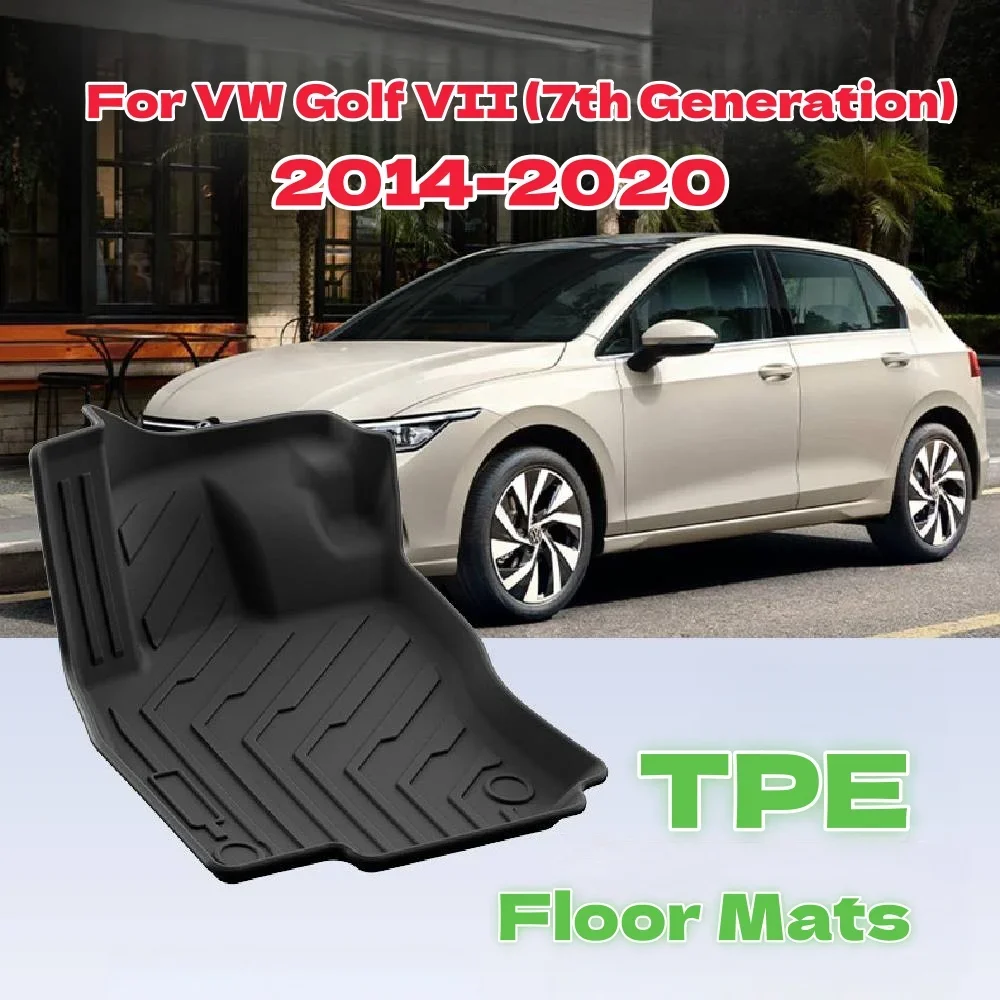 Floor Mats for Volkswagen Golf VII (7th Generation) 2015-2021 TPE All ...