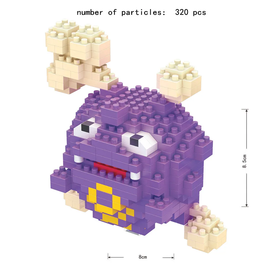 Bloques Pequeños bloques de construcción Dibujos animados Charizard ...