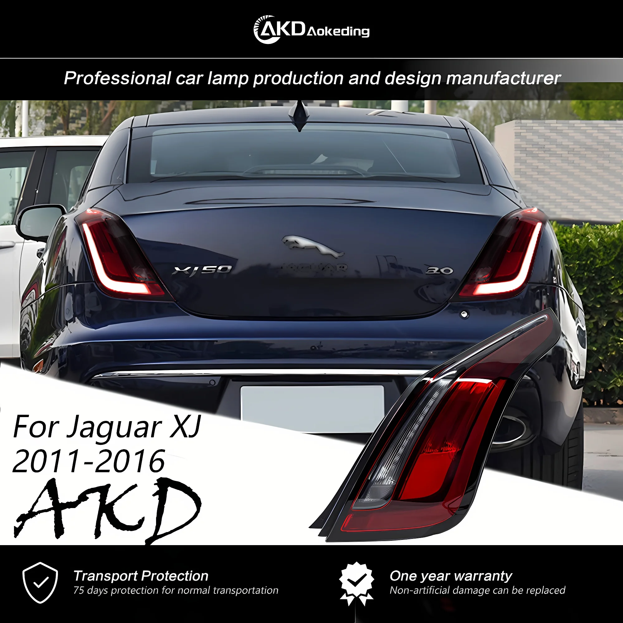 Dedicated-to-2011-2016-years-Jaguar-XJ-tail-light-assembly-old-and-new ...