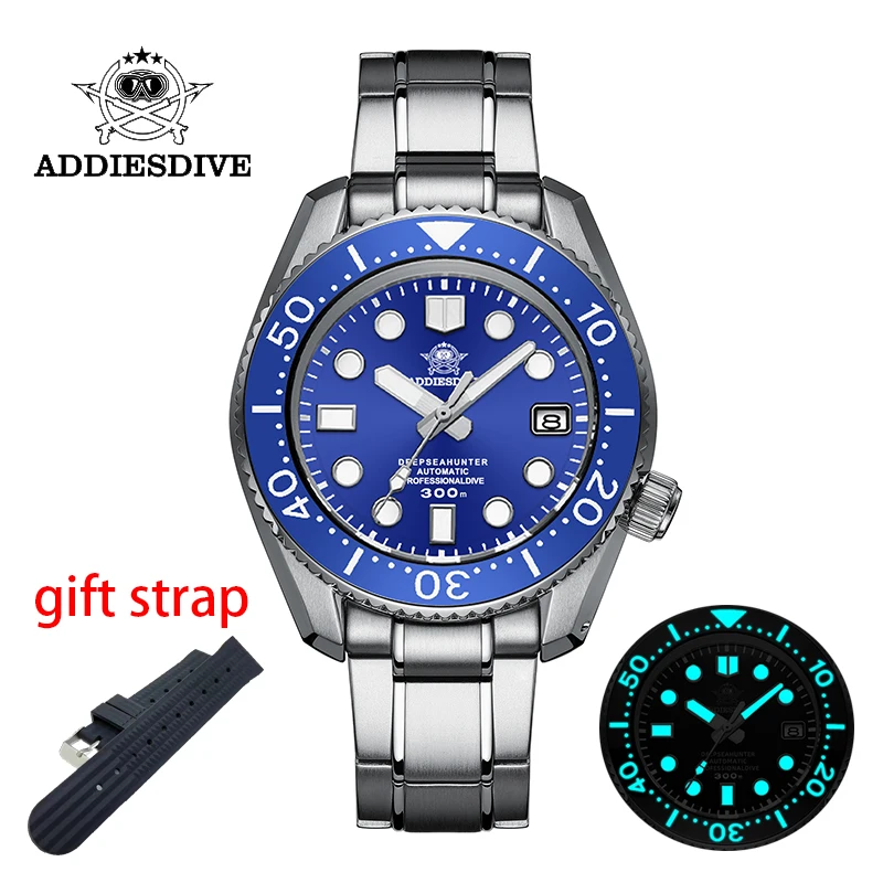 Addiesdive Automatic Mechancial Watch Japan Nh35 Sapphire Crystal Steel ...