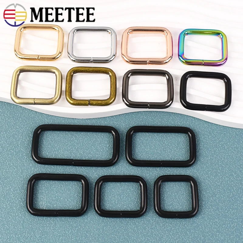 50Pcs-Metal-Buckles-for-Strap-Belt-Webbing-Ring-Handbag-Chain-Ribbon ...