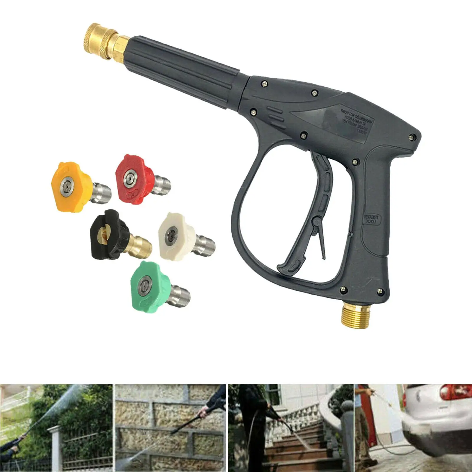 Car-High-Pressure-Garden-Washer-Hose-Nozzle-Sprayer-Watering-Spray ...