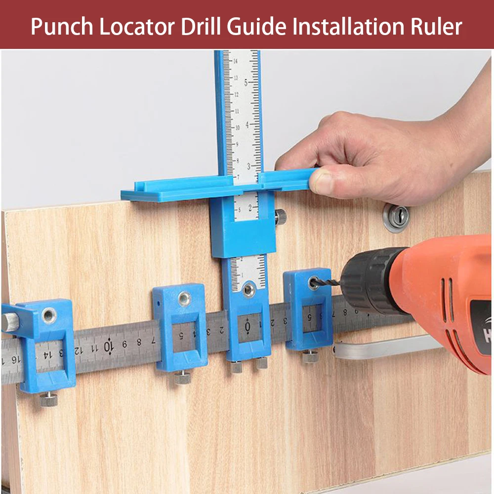 Drill Guide Punch Locator Installation Ruler | Assistant Installation ...