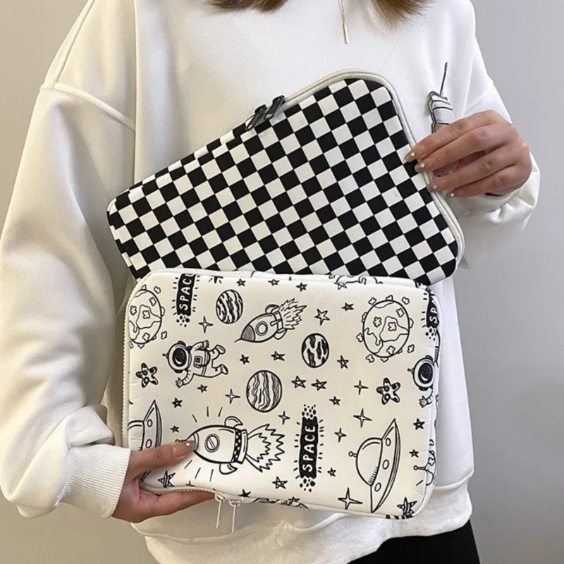 Ins-Plaid-Laptop-Bag-Notebook-Case-Sleeve-11-12-13-Inch-Macbook-Pro-Air ...