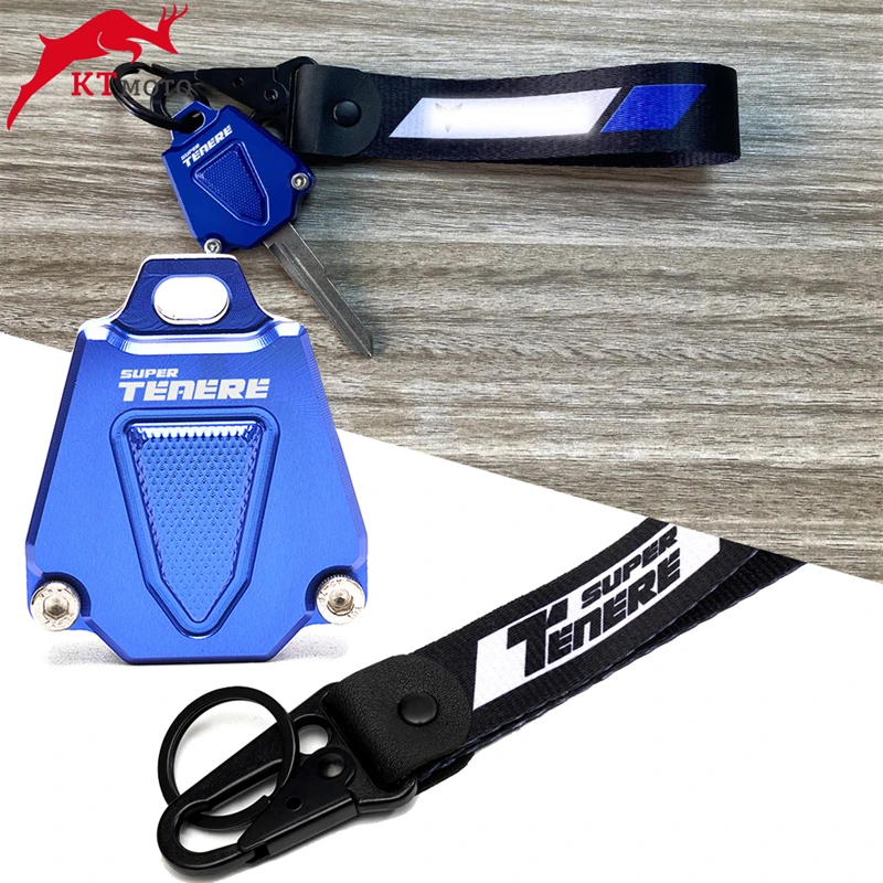 CNC Key Cover Case Shell & Embroidery Badge Keyring For yamaha Super ...