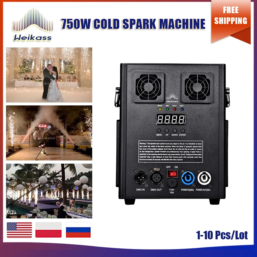 N0-Tax1-10PCS-750W-Cold-Spark-Machine-Cold-Firework-Machine-DMX-Remote ...