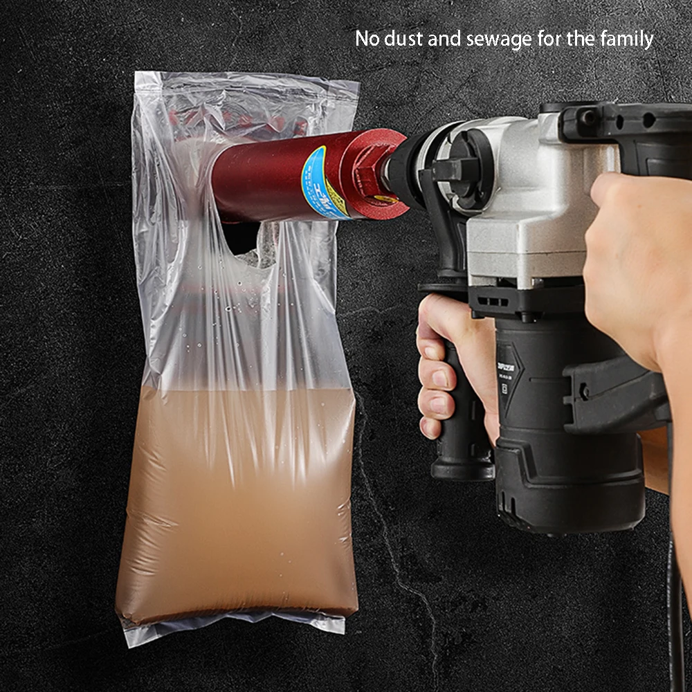 Electric-Drill-Dust-Bag-Hammer-Punching-Hole-Air-Conditioning-Dustproof ...