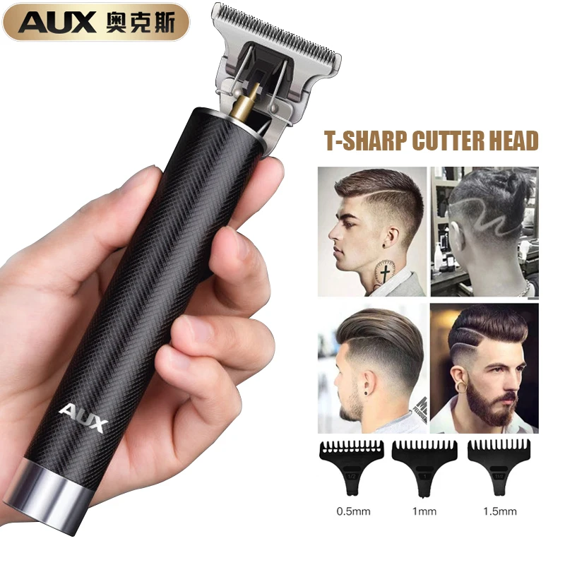 Professional-T9-Hair-Trimmer-Clipper-0MM-Rechargeable-Baldheaded-Cutter ...