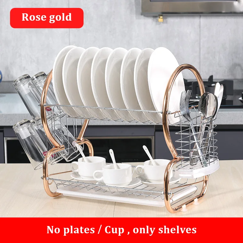 Kitchen-Storage-Holder-Drainer-Dinnerware-Organizer-Storage-for-Home ...