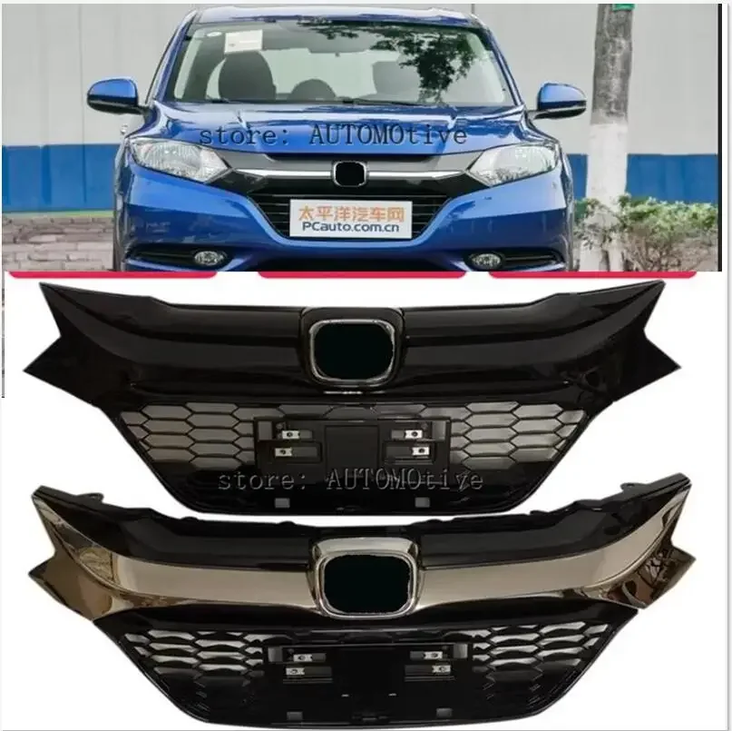 for-Honda-HR-V-HRV-VEZEL-2015-2018-Racing-Grills-Front-Upper-Mesh-Grill ...