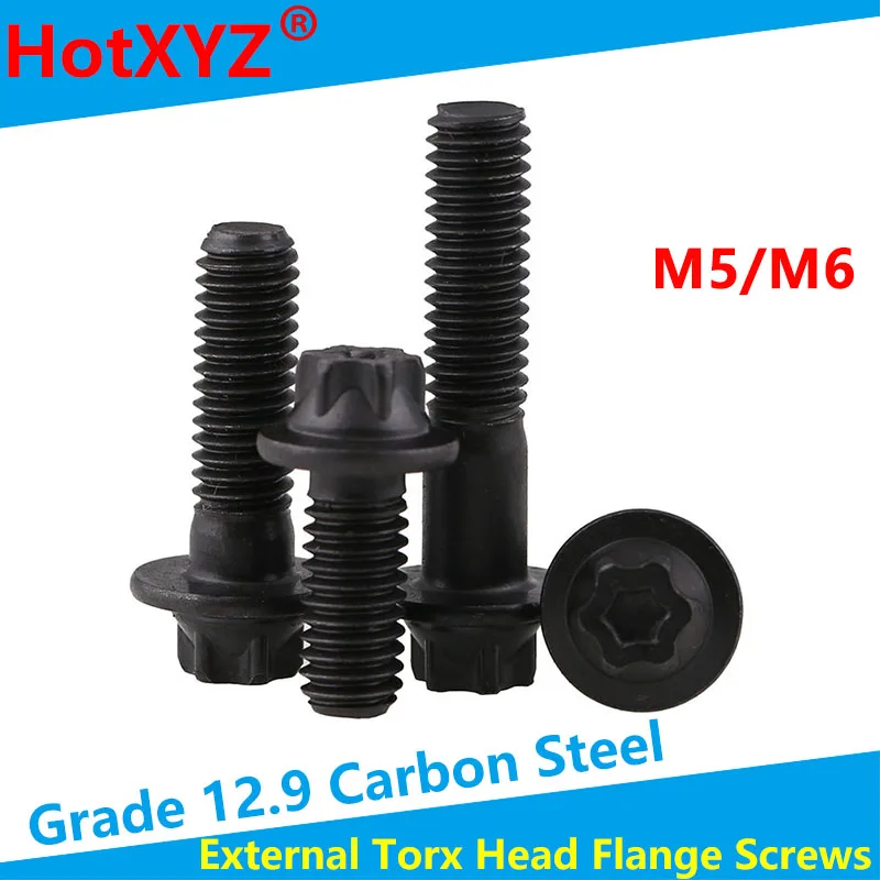 Perno-hexagonal-de-grado-12-9-tornillos-de-brida-de-cabeza-Torx-externa ...