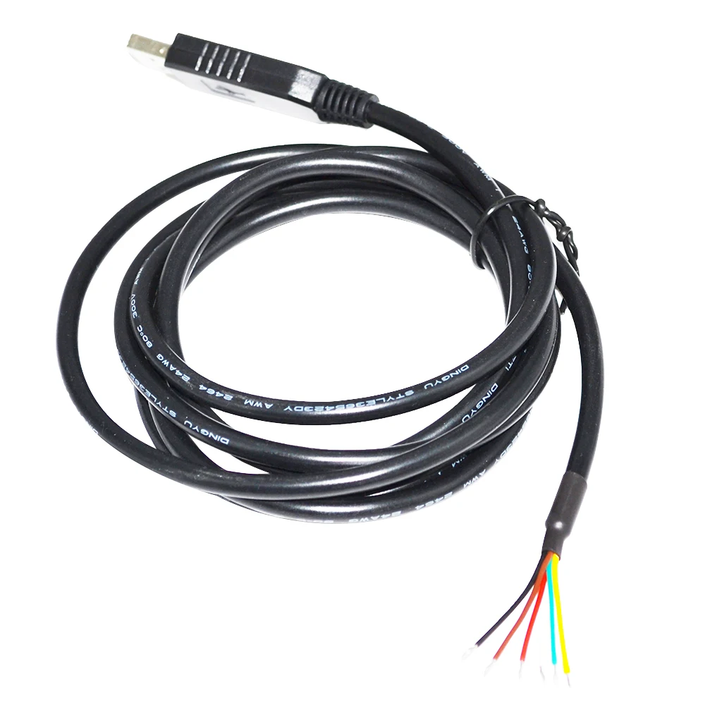 FTDI FT232RL USB TO UART TTL 3.3V 5V 6 CORE 6PIN WE WIRE END OPEN CABLE ...