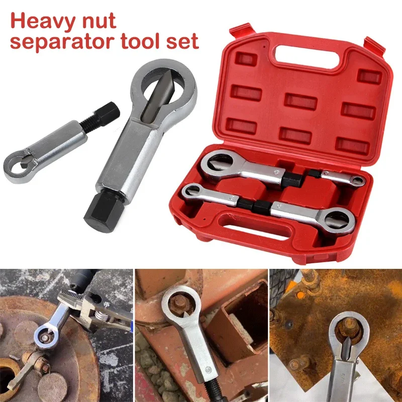 4PC 9-27MM Nut Breaker Tool Heavy-Duty Nuts Splitter Tools Set Durable ...