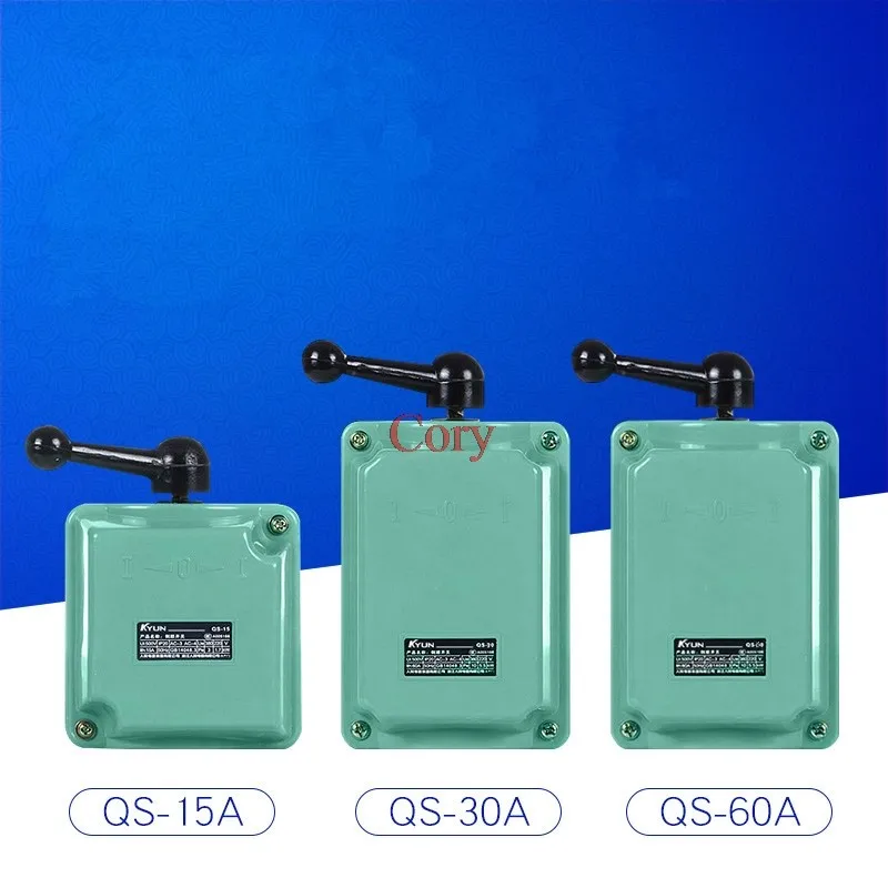 1PC-Drum-Switch-QS-15-30-60A-3-Position-Forward-Stop-Reverse-I-O-I ...