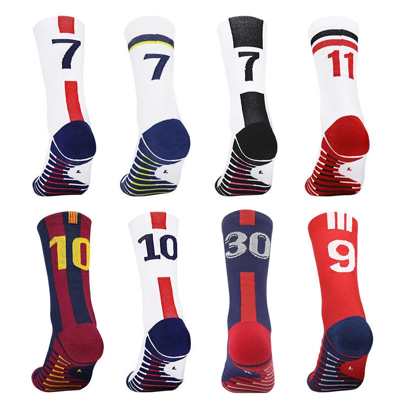 High-Qality-Number-30-7-Football-Socks-Adult-Men-Non-Slip-Soccer-Sports ...