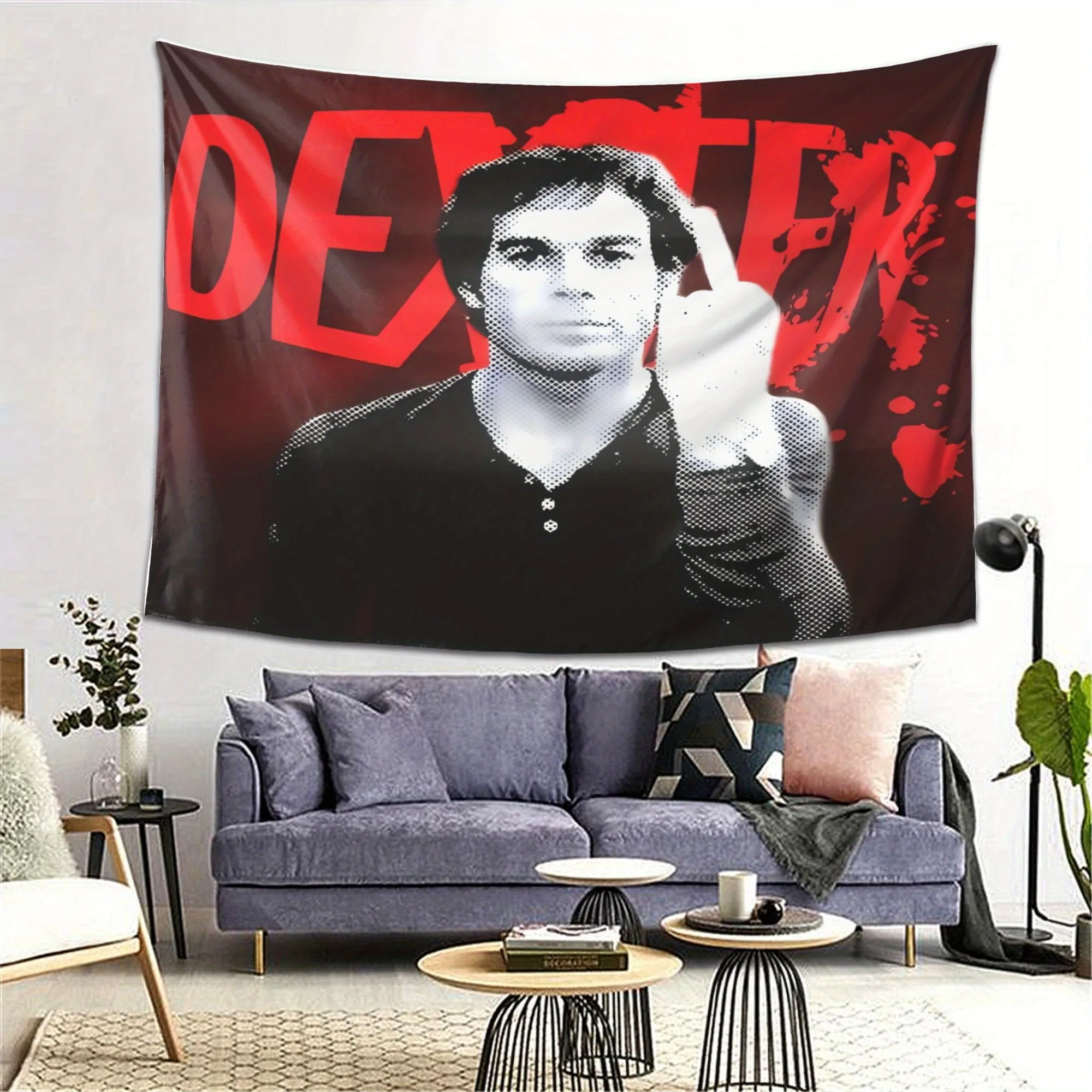Dexter TV Drama Inspiration Tapestry Hippie Wall Hanging Tapestry ...