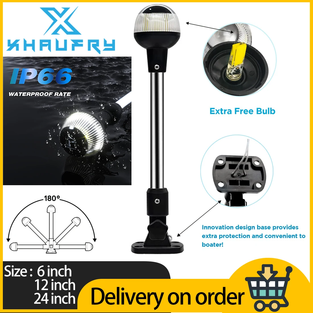 NEW-360-Degree-All-Round-Boat-Light-12V-LED-Navigation-Anchor-Light ...