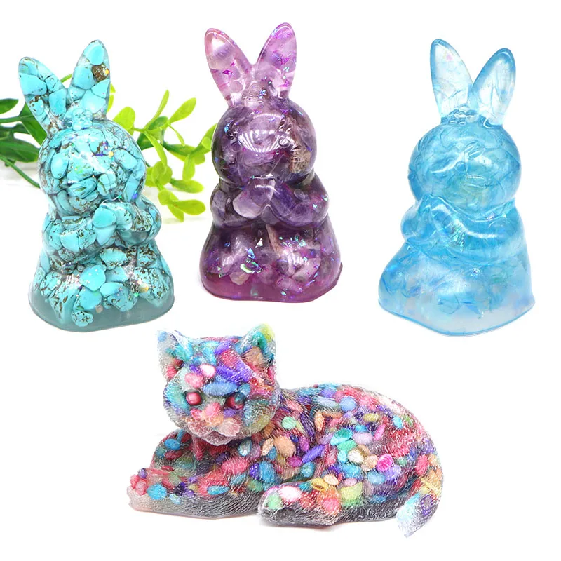 3-3-Cat-Rabbit-Statue-Natural-Stone-Healing-Crystal-Gravel-Tumbled ...
