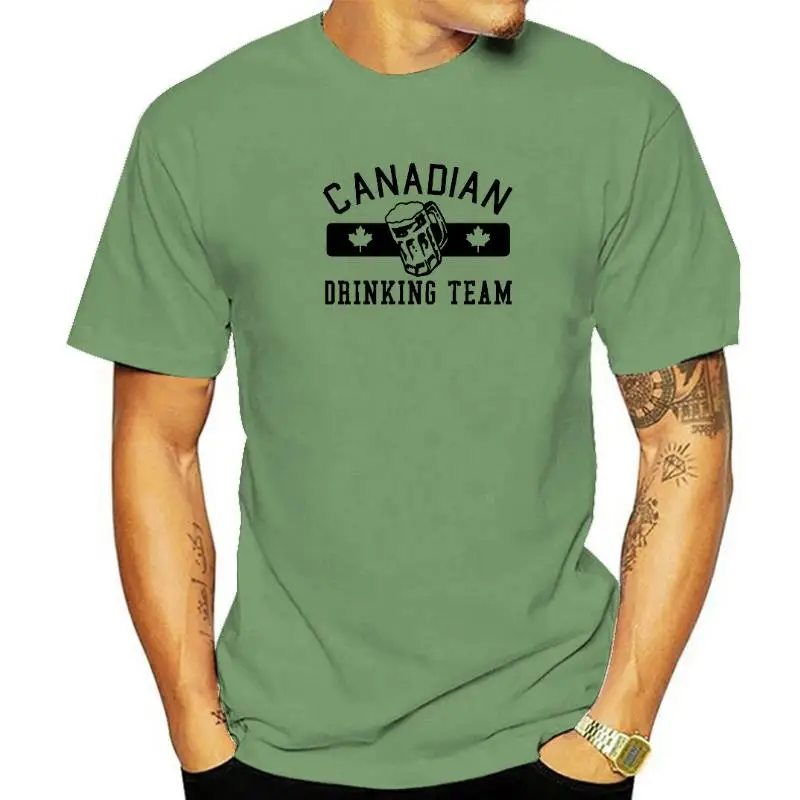Funny-Canadian-Drinking-Team-T-shirt-Summer-Women-Cotton-Short-Sleeve-T ...