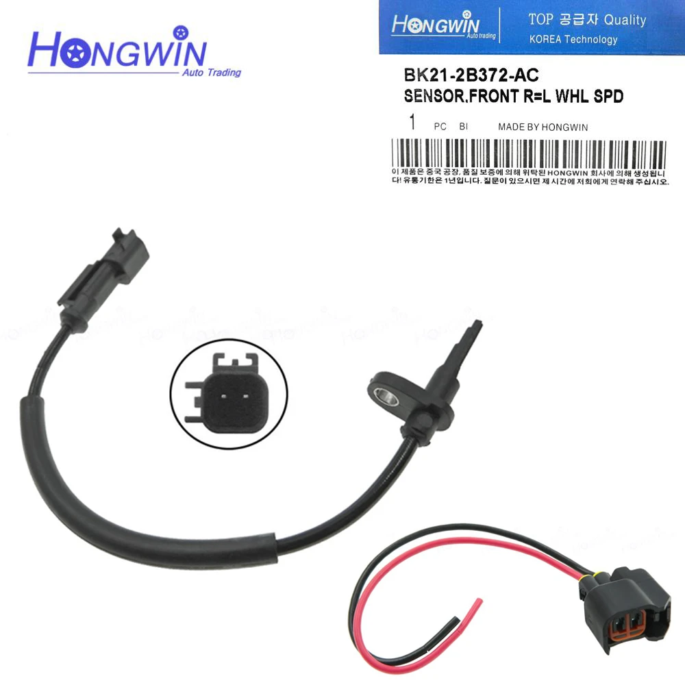 FRONT LEFT & RIGHT ABS Speed Sensor Connector BK21-2B372-AC BK212B372AC 1763975 For Ford Tourneo ...