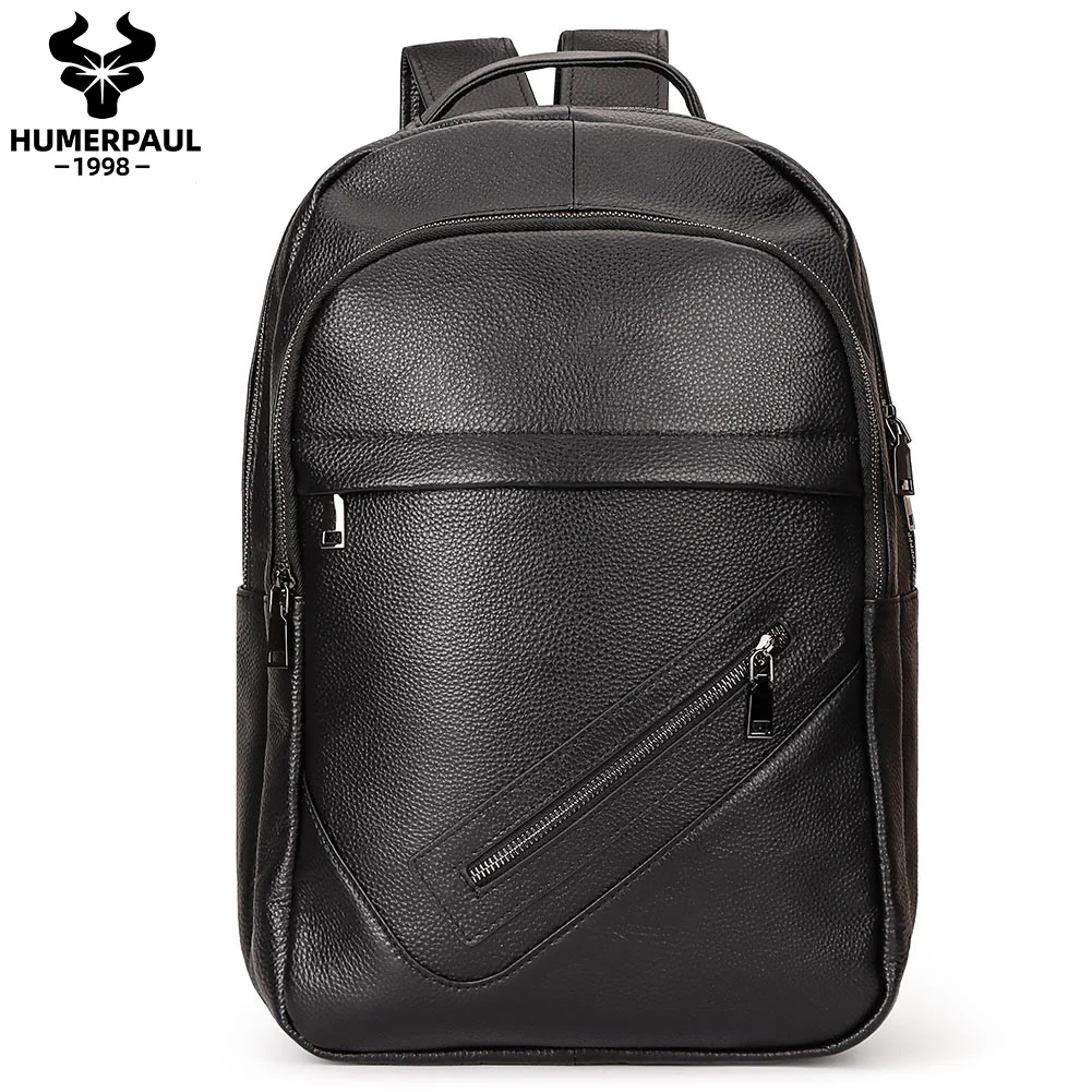 HUMERPAUL-Fashion-Genuine-Leather-Classic-For-Menhigh-Capacity-Rucksack ...