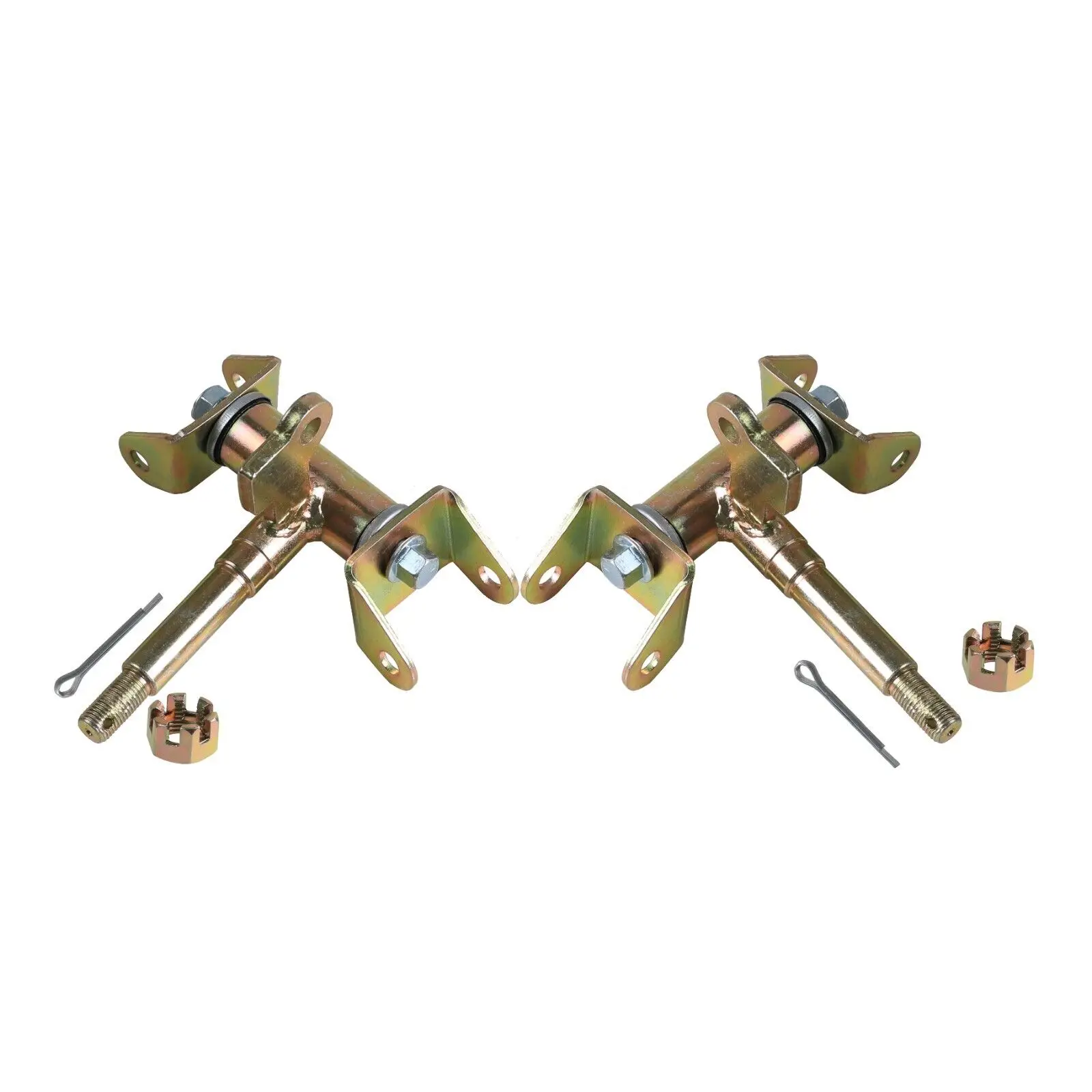 Front-Steering-Knuckle-Spindle-For-Drum-Brake-ATV-Go-Kart-Quad-110 ...