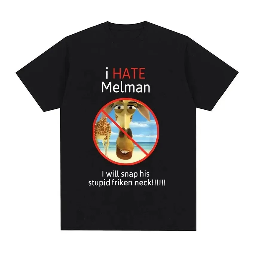 Camiseta-I-Hate-Melman-Meme-Para-hombre-y-mujer-camisa-divertida-con ...