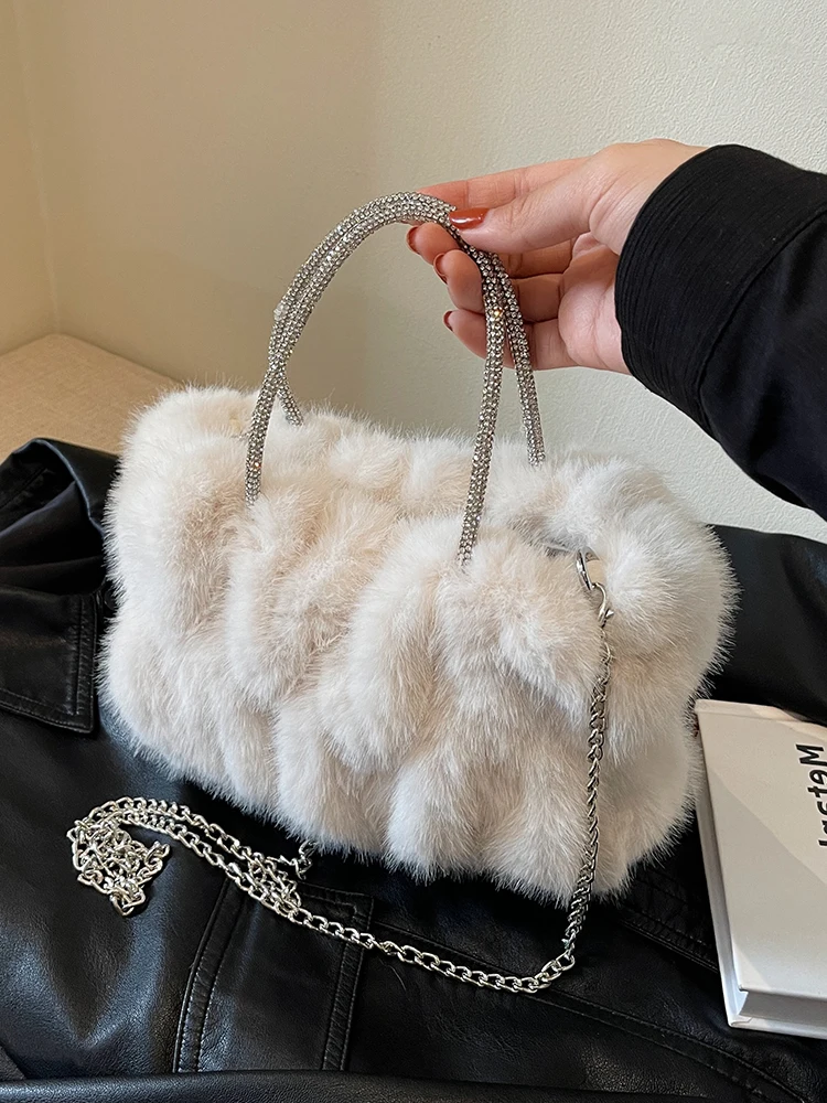 Fashion-Women-s-Plush-Handlebags-for-Party-Versatile-Soft-Faux-Fur ...