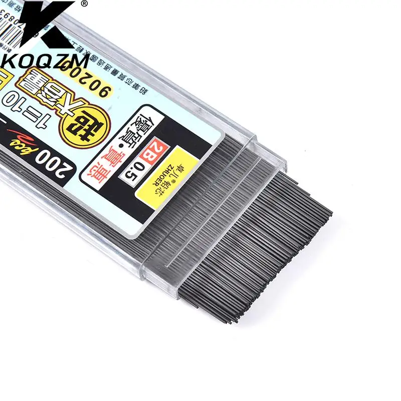200Pcs-Box-Graphite-Lead-2B-Mechanical-Pencil-Refill-Plastic-Automatic ...