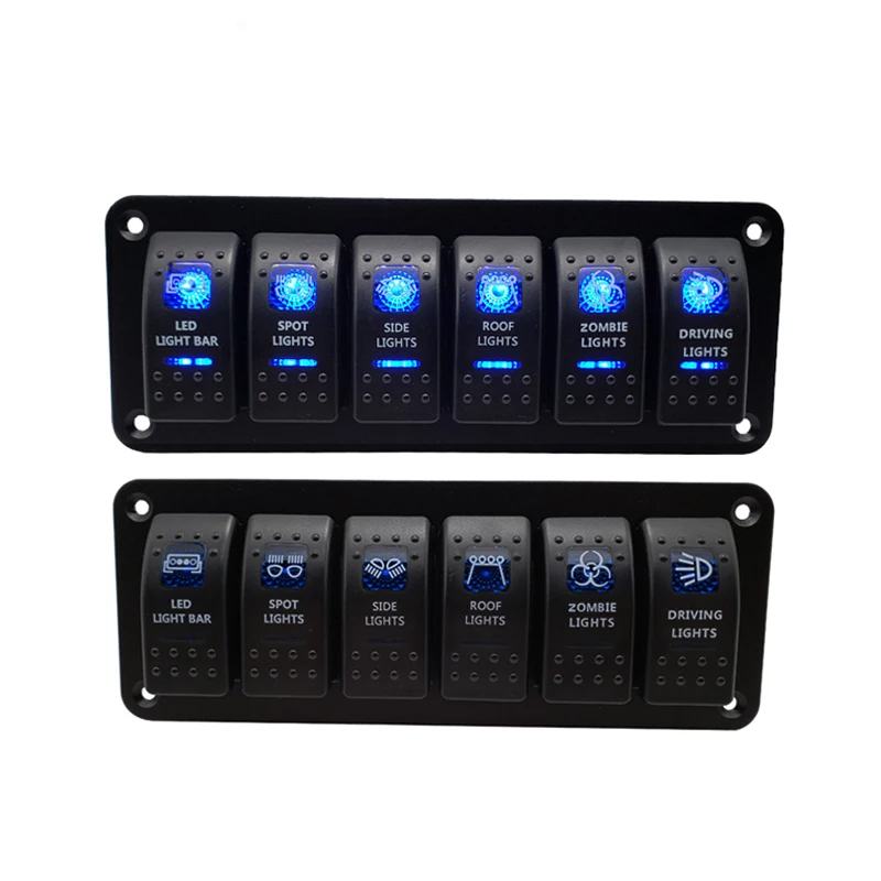 6-Gang-Car-Switch-Panel-Control-Switch-Panel-for-Car-Marine-RV-Caravan ...