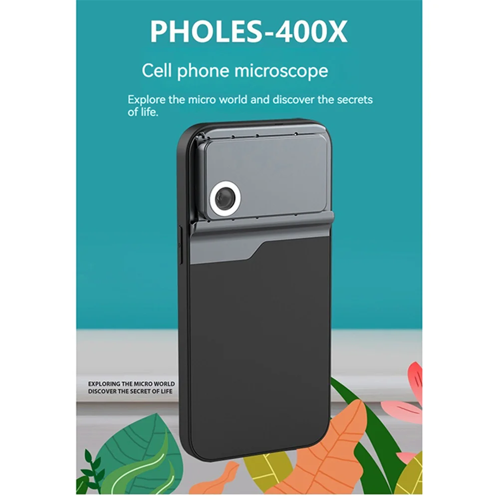 Phone-Case-with-Microscope-400x-Magnifier-Macro-Lens-Back-Shell ...