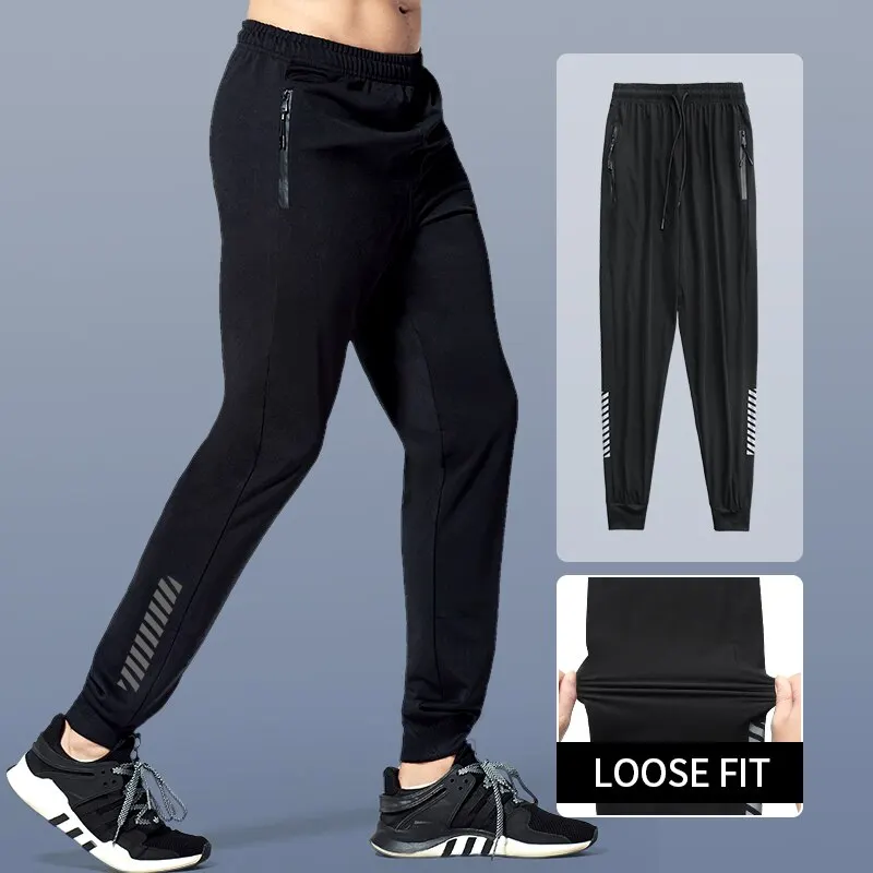 Sports Trousers Men'S Spring, Autumn And Winter Knitted Basketball ...