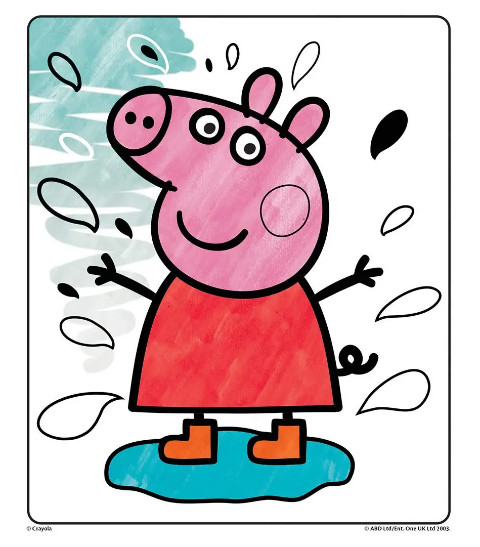 Peppa Pig Coloring Book Pages Peppa Pig Friends Plays Games Kids Fun