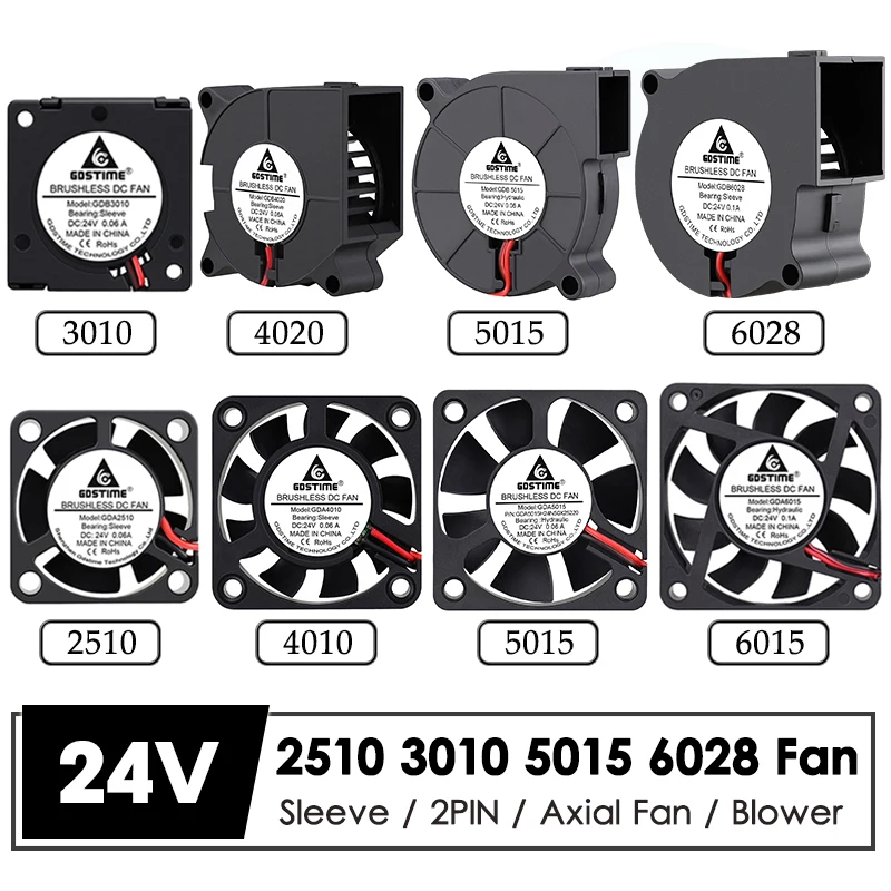 Gdstime Brushless Dc Fan | 4010 Blower Cooling Fan | Gdstime 4010 ...