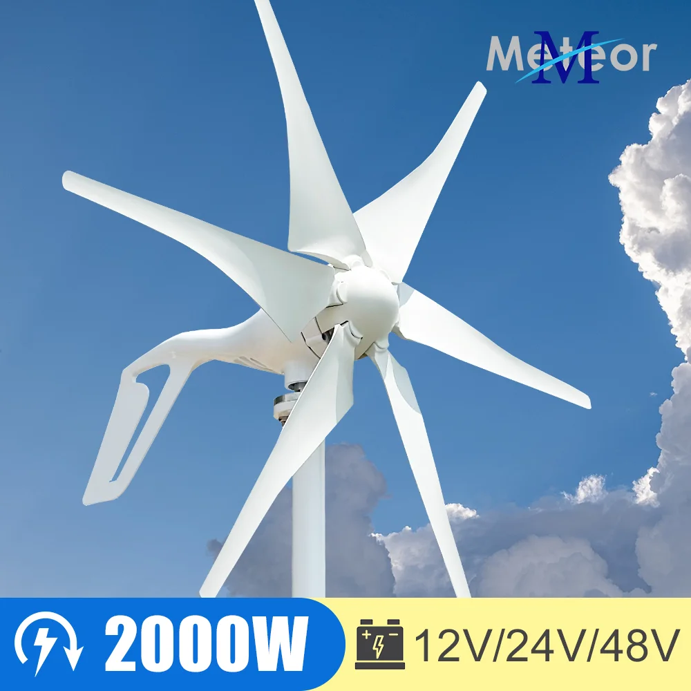 2000W Wind Turbine Windmill Wind Generator For Home Engine-generator ...