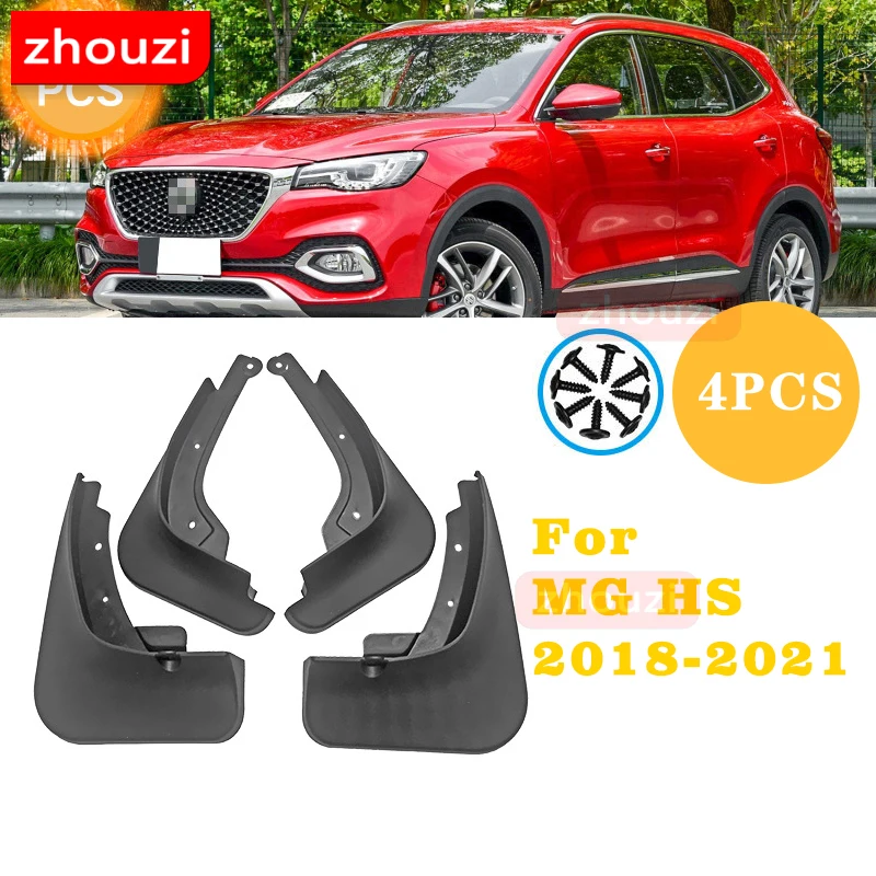 Guardabarros-de-coche-para-MG-HS-MGHS-2018-2019-2020-2021-4-piezas ...