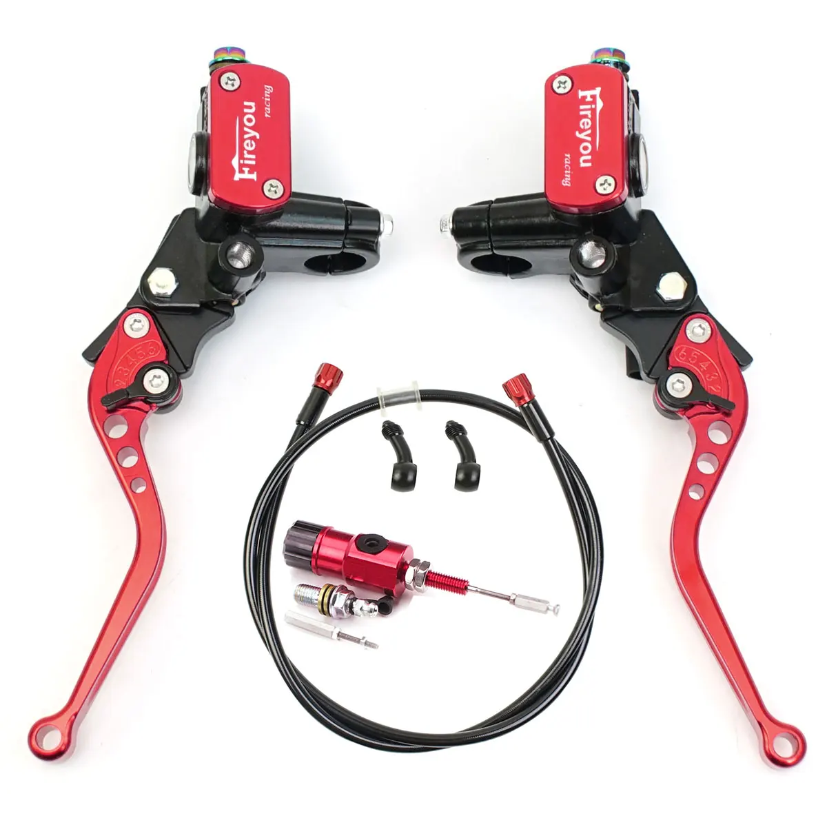 Motorcycle Hydraulic Clutch Kit Brake Master Cylinder Oil Pipe Kit For Honda Yamaha Suzuki ...