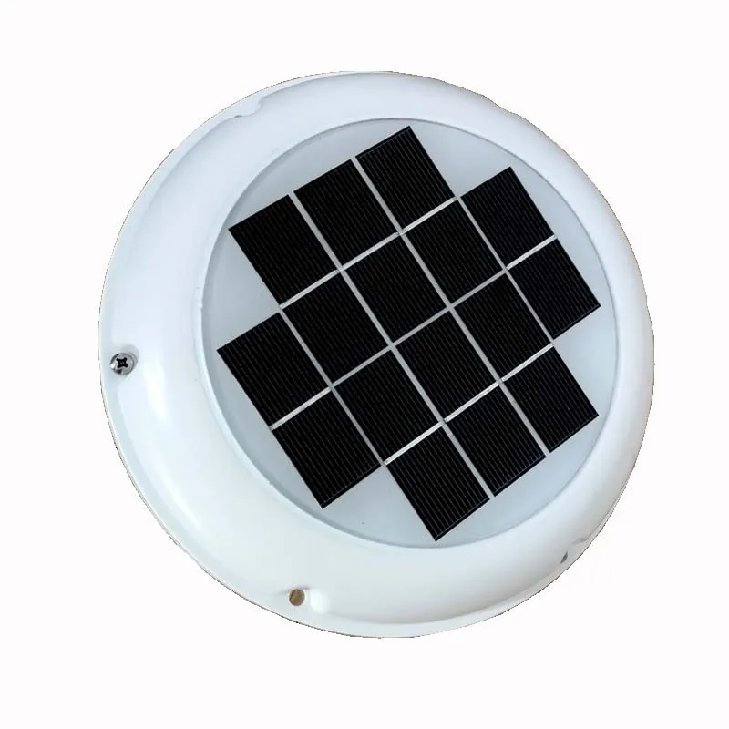 2.5W Solar Vent Fan Intake And Extractor Ventilator For Caravan Boat Rv ...