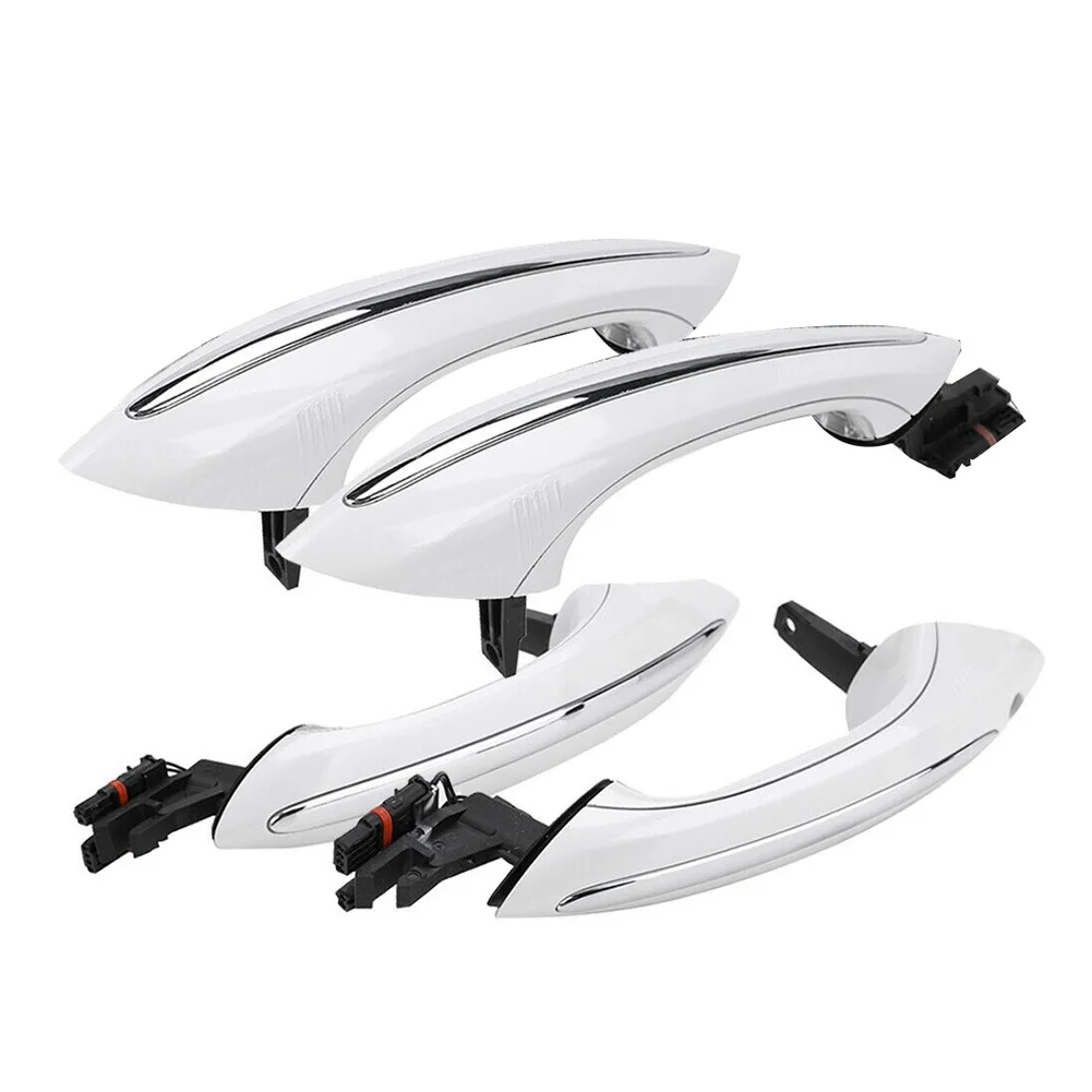4PCS-Car-Exterior-Door-Handle-with-Comfort-Access-for-BMW-5-6-7-Series ...