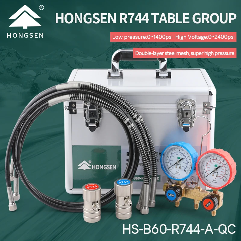 Pressure-Gauge-HS-R744-Carbon-Dioxide-Fluoride-Meter-Air-Conditioning ...
