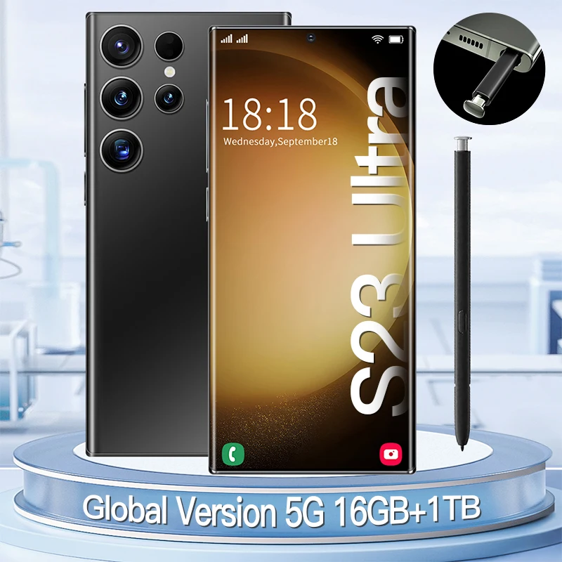 S23Ultra-Smartphone-de-tela-grande-Android-13-Celular-Vers-o-Global ...