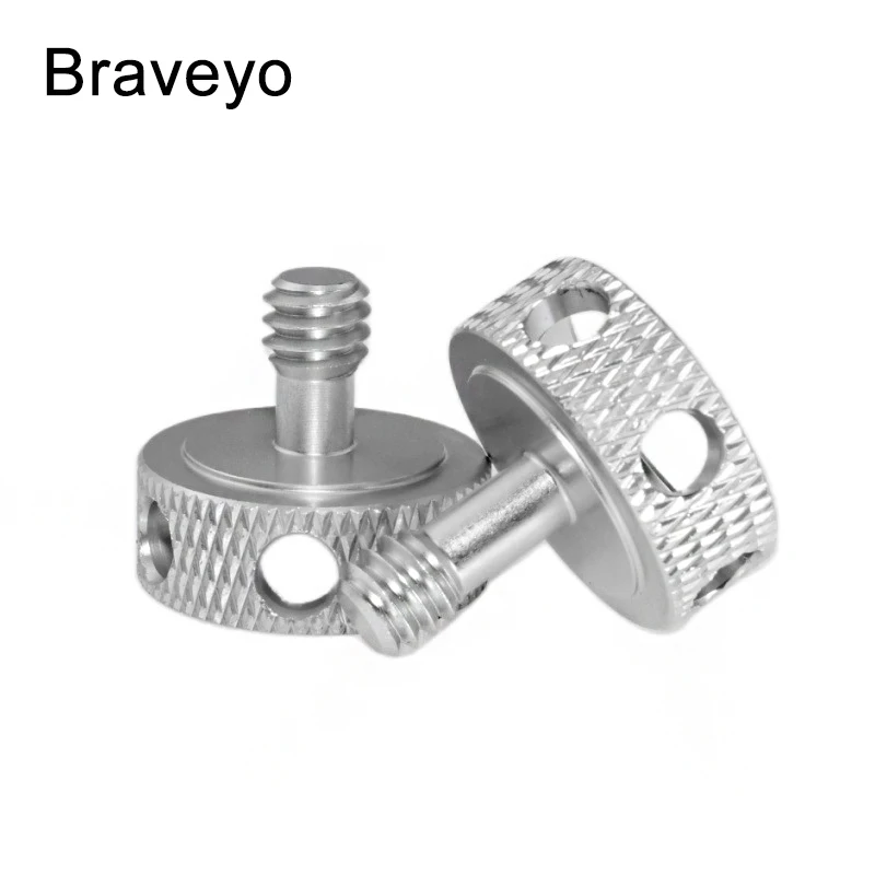 1/4-20 Inch Fixed Screw Aluminum alloy Hand Screw Camera Pan Tilt ...