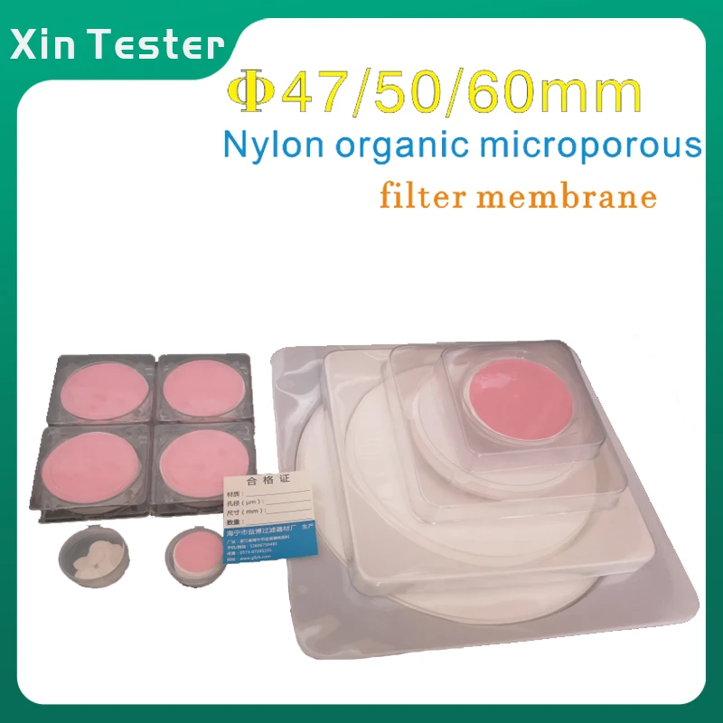 50-Pcs-Nylon-Micro-Membranes-Diameter-47mm-50mm-60mm-Microporous-Filter ...