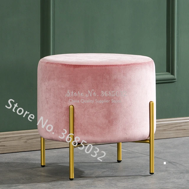 Pink Footstool