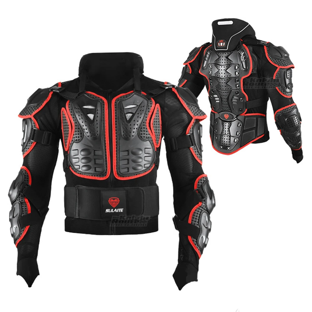 Motorcycle Jacket Men Moto Racing Body Armor Protective Gear Protector ...