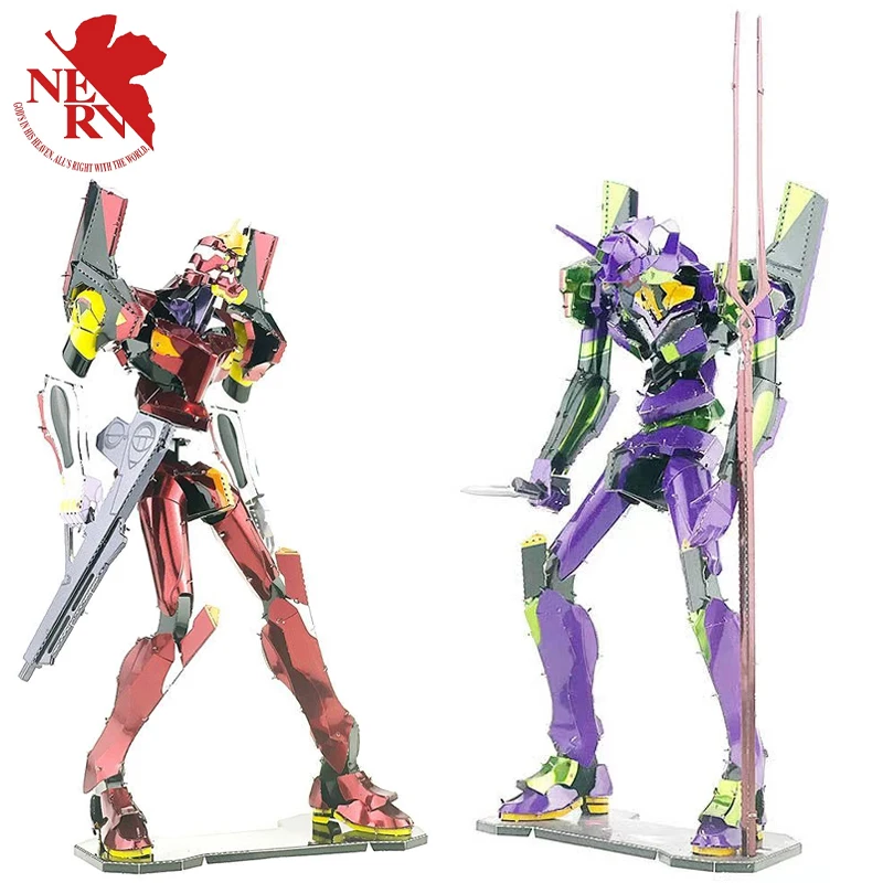 Evangelion-Anime-Figure-01-02-Metal-DIY-Assembled-3D-Puzzle-Model-EVA ...