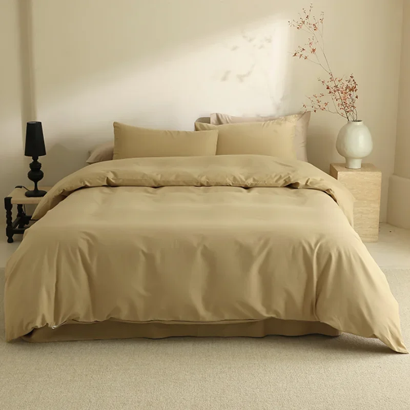 Pure Cotton Single Bed Cover New 100S Long Fleece Duvet Cover Spring ...