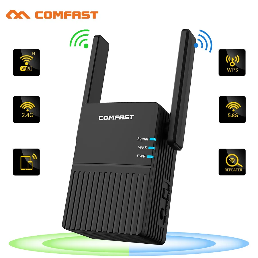 1200Mbps-Wifi-Repeater-Repetidor-De-Sinal-Wi-fi-5g-Repetiteur-puissant ...