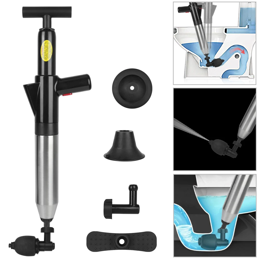 Air-Drain-Blaster-Sewer-Pipe-Unblocker-High-Pressure-Drain-Plunger ...